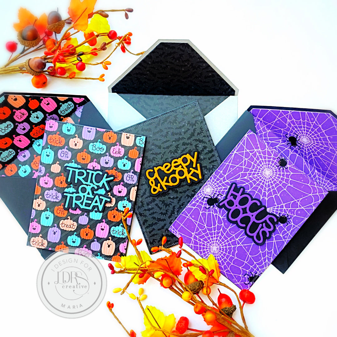 3 Last-Minute Halloween Cards with Matching Envelopes with Maria – LDRS ...