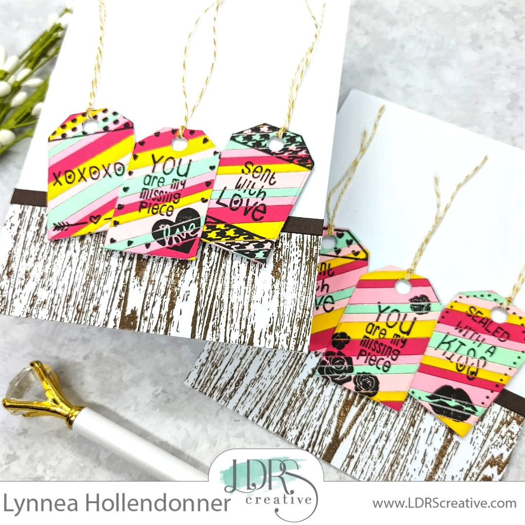 Paper Strip Gift Tag Cards – LDRS Creative