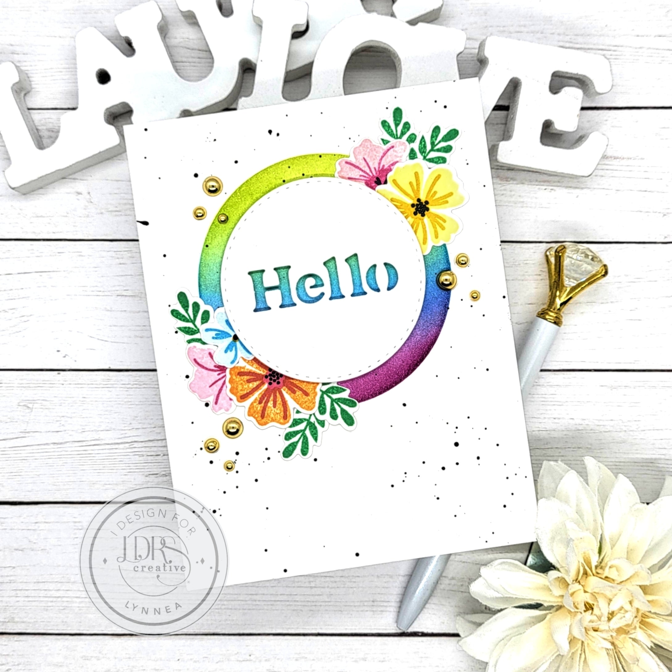 Simple Hello Card – LDRS Creative