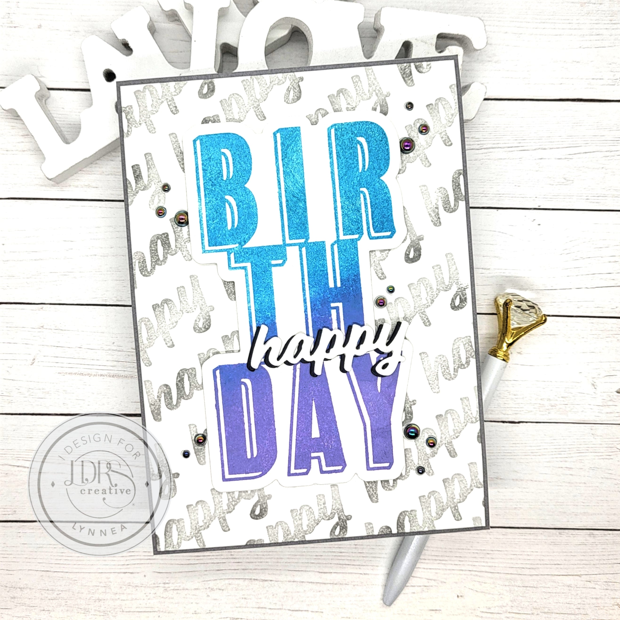 Intro to Big Word - Birthday Stamps and Dies – LDRS Creative