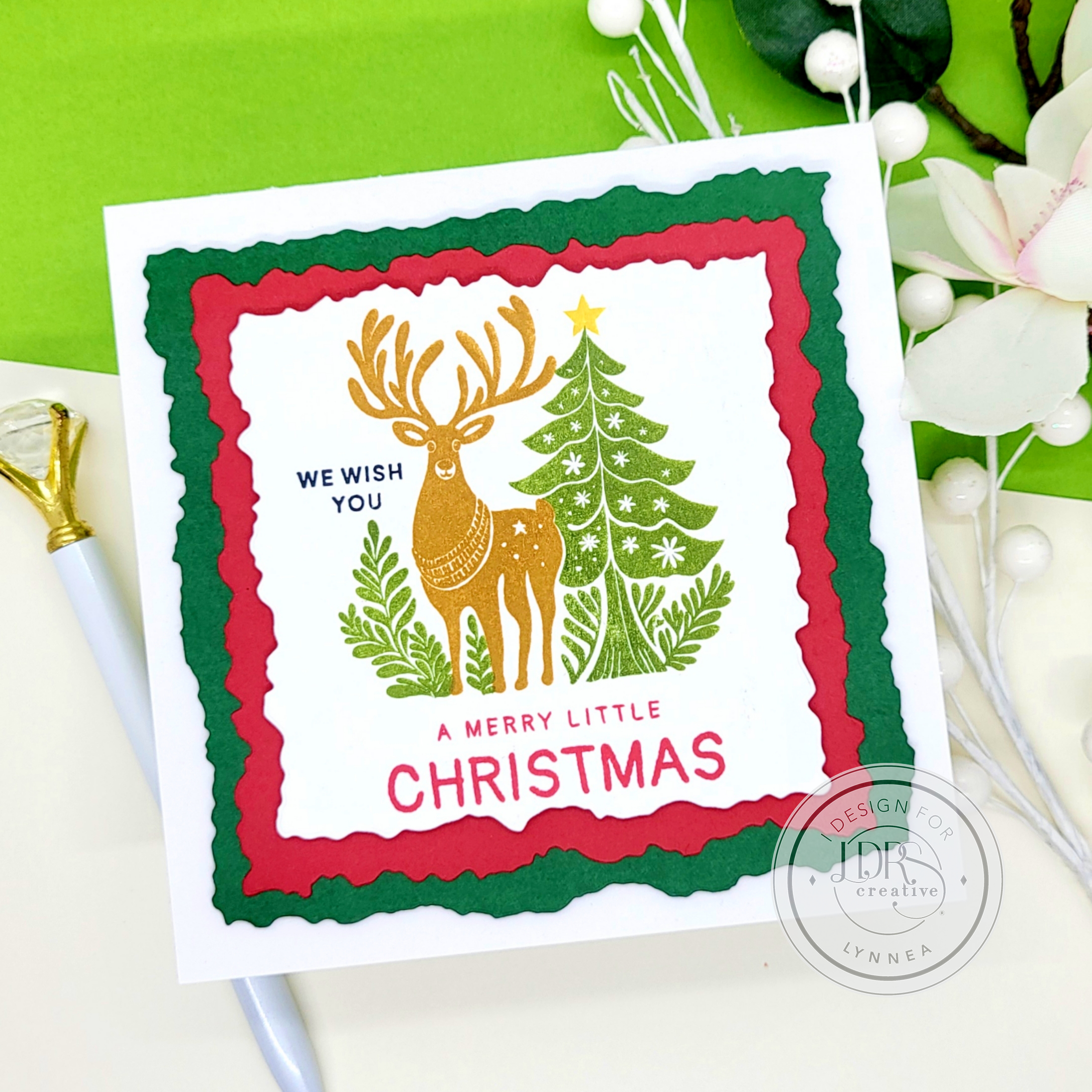Mass Producing Stamped Cards for the Holidays – LDRS Creative