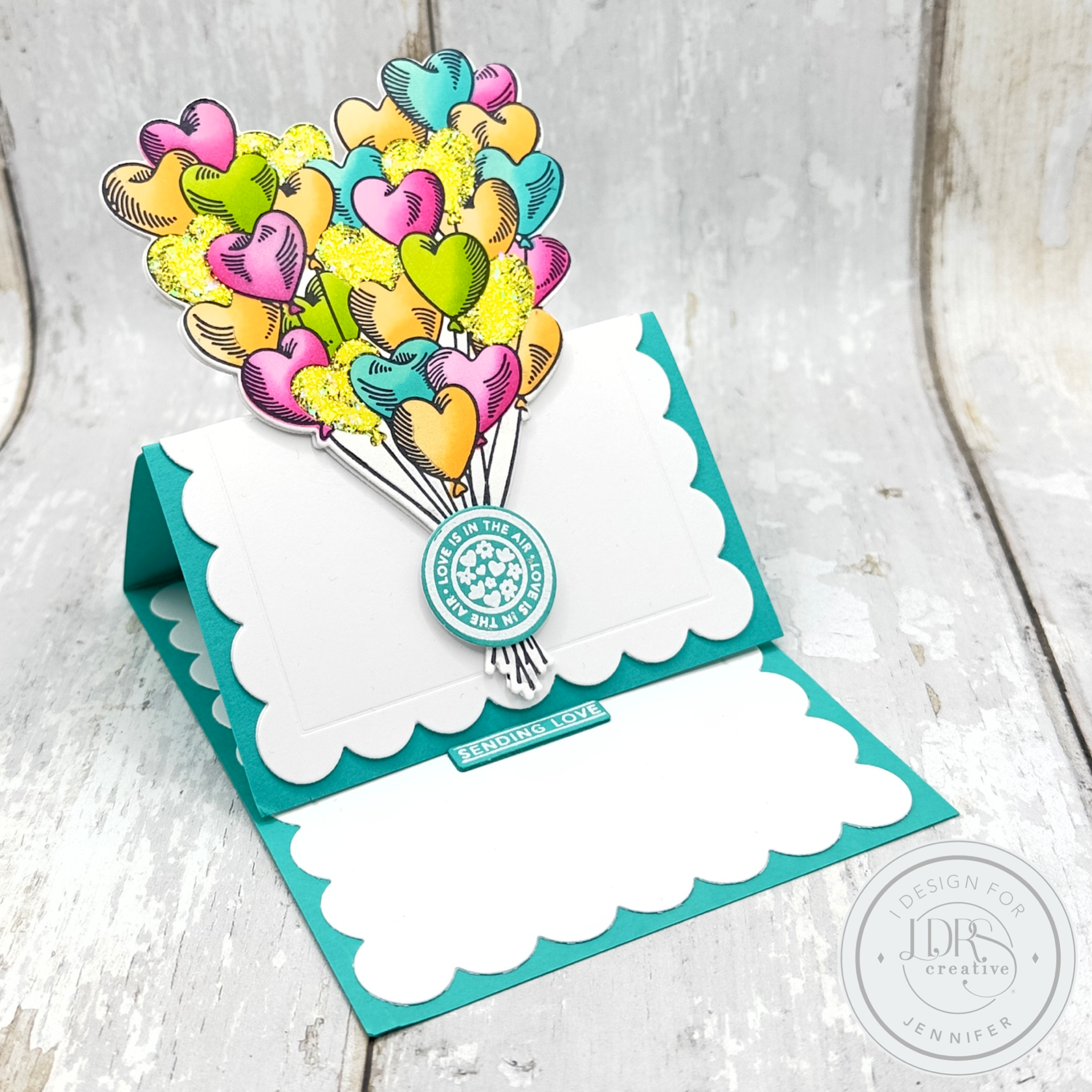 Balloon Bouquet Easel Card – LDRS Creative