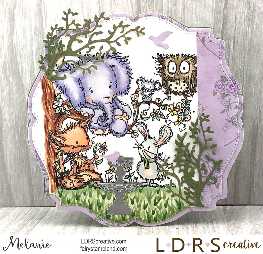 Hanging Out ~ Fun Shaped Card – LDRS Creative
