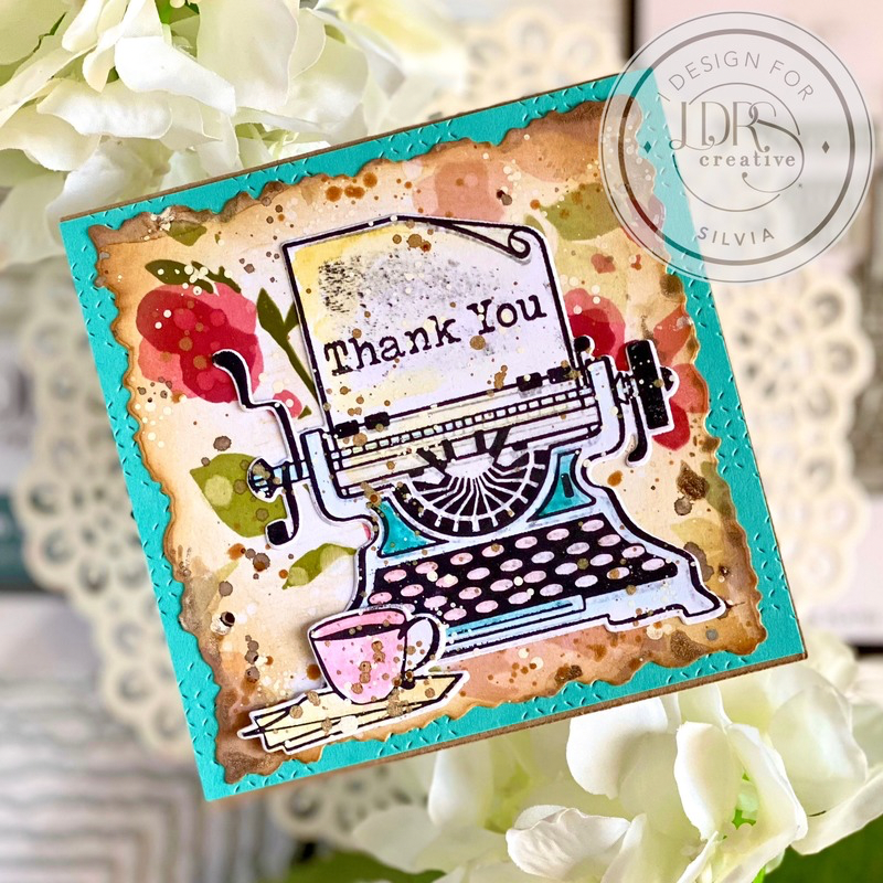 Vintage Typewriter Press Plate Thank You Card – LDRS Creative