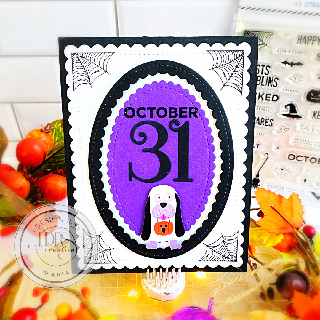 Cute Halloween Card with Kringle Numbers & Wicked Stamp Set – LDRS Creative
