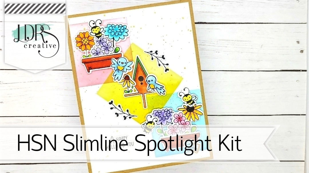 HSN Spotlight Cards Slimline Stamp and Stencil Kit – LDRS Creative