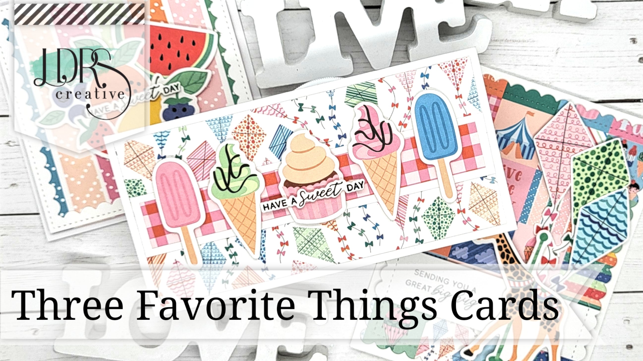 Three Easy Cards with the Favorite Things Paper Collection – LDRS Creative