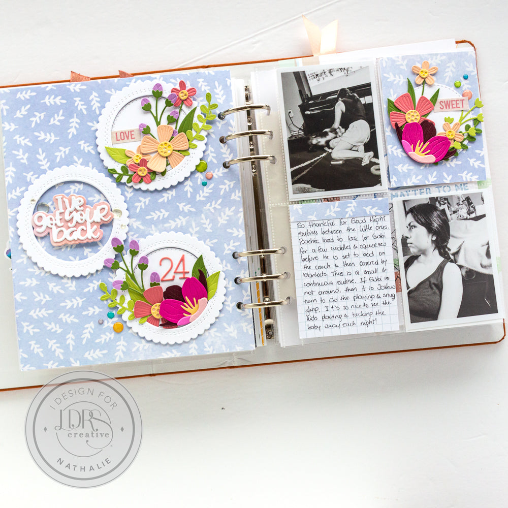 Floral 6x8 Album Spread – LDRS Creative