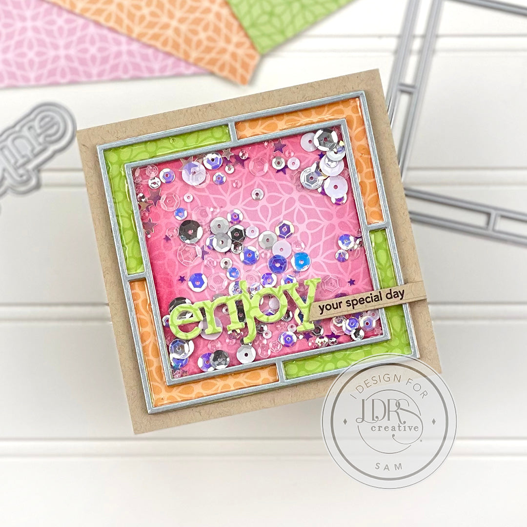 Mix and Match Pattern Paper Shaker Card – LDRS Creative