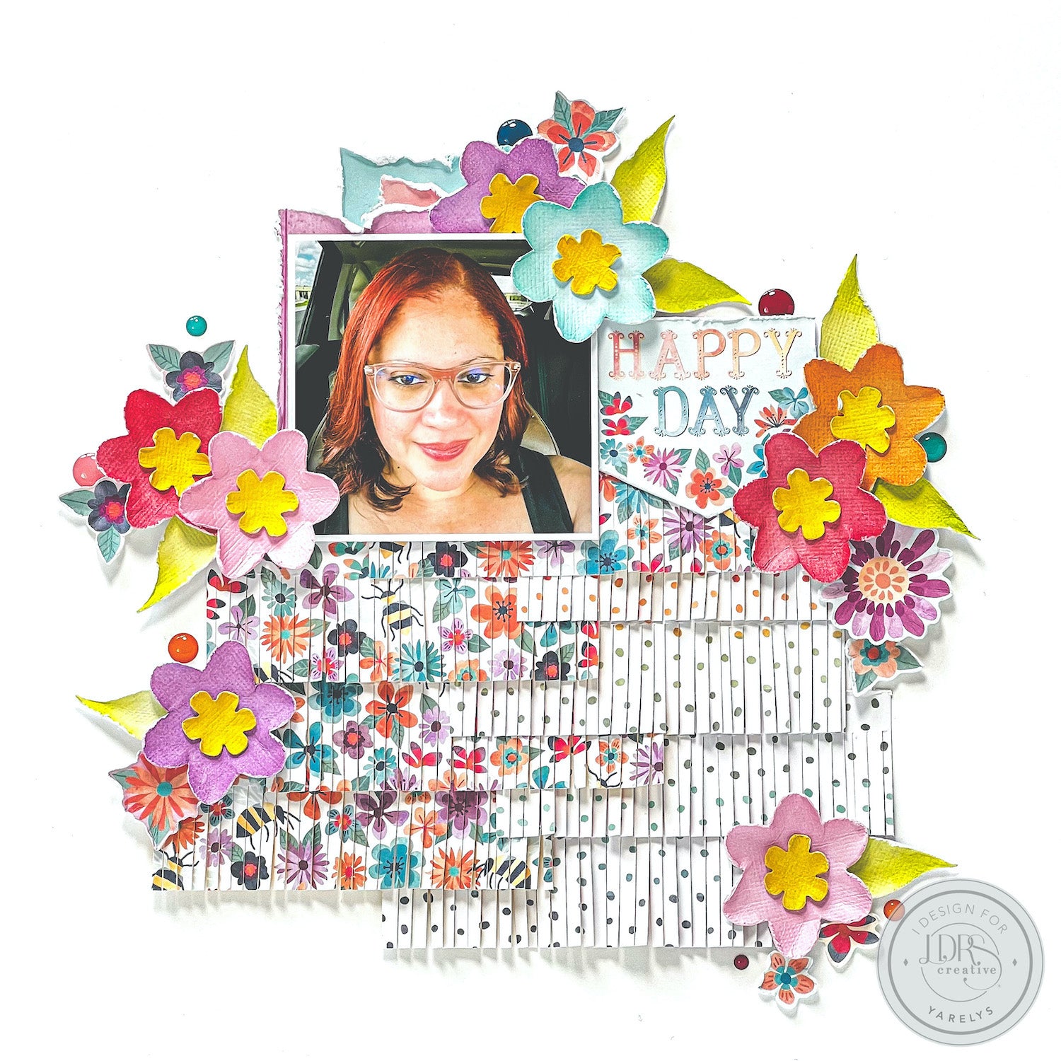 Happy Day Layout | Yarelys Rodriguez – LDRS Creative