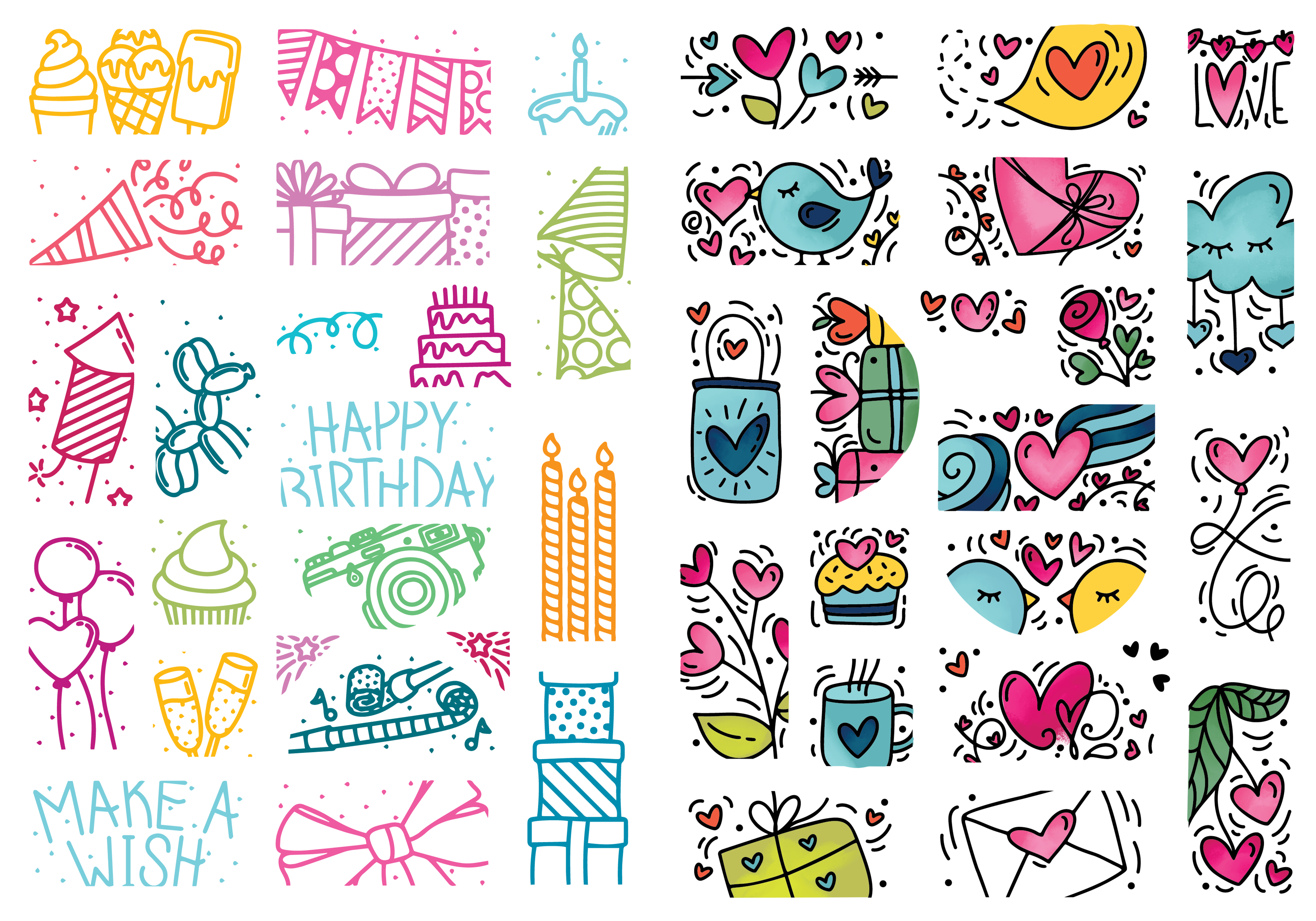 All Occasions Puzzle Scenes Stamps Bundle – LDRS Creative