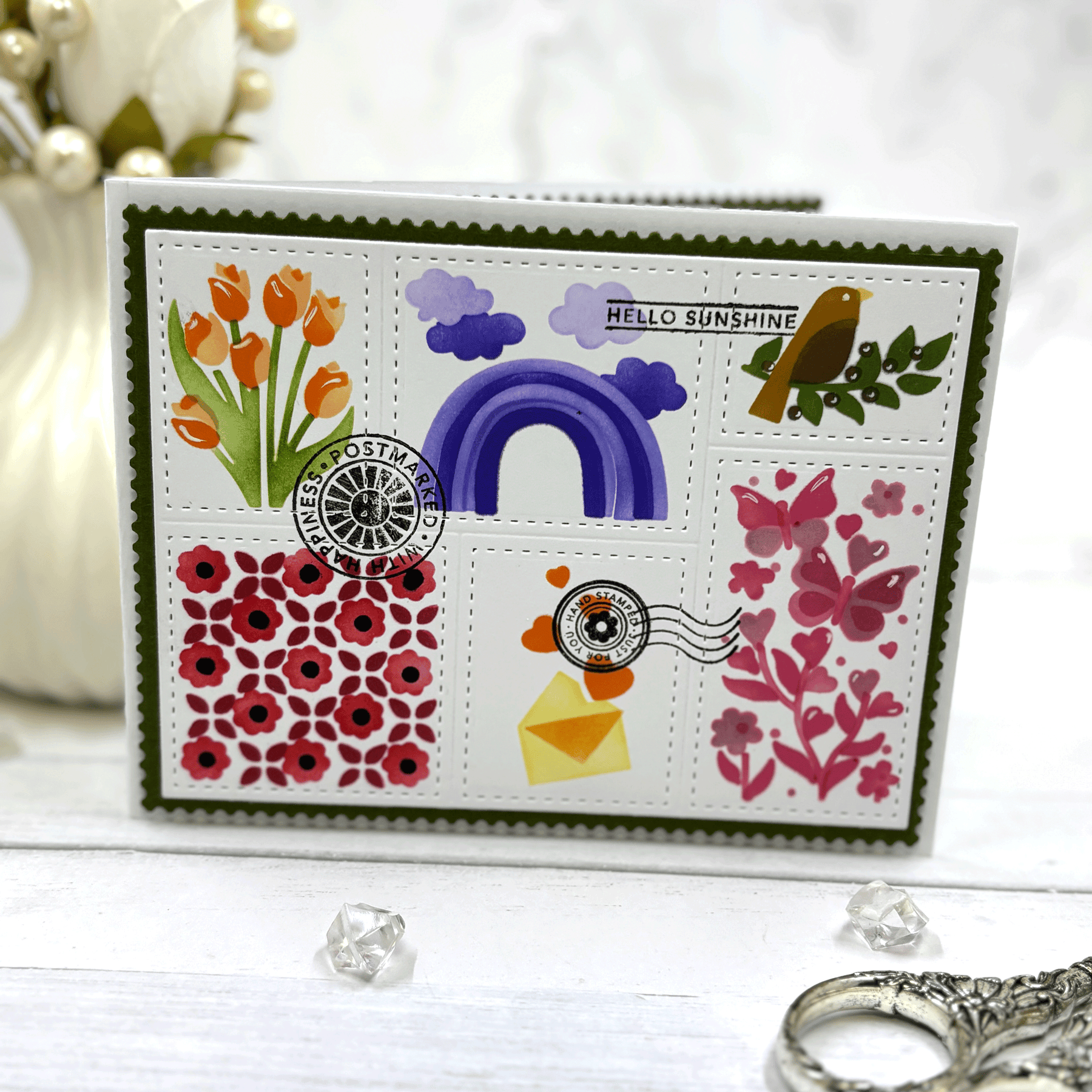 Nested Postage Collage Dies – LDRS Creative