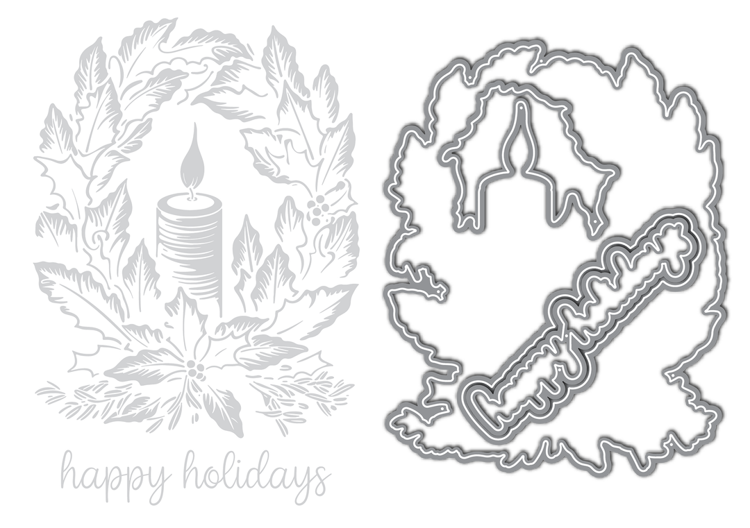 Printable Happy Holiday Stencil