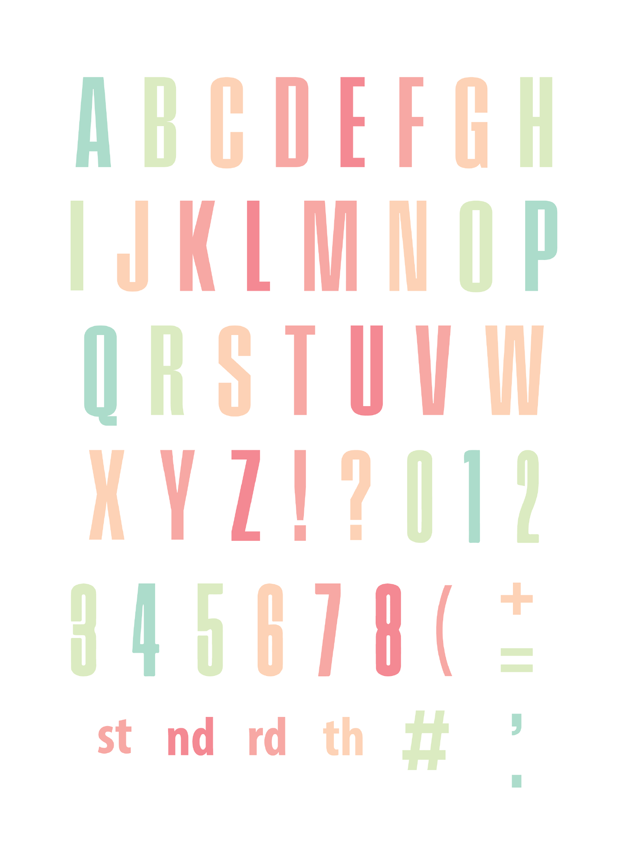 Jordan Alphas Small Upper 4x6 Stamps – LDRS Creative