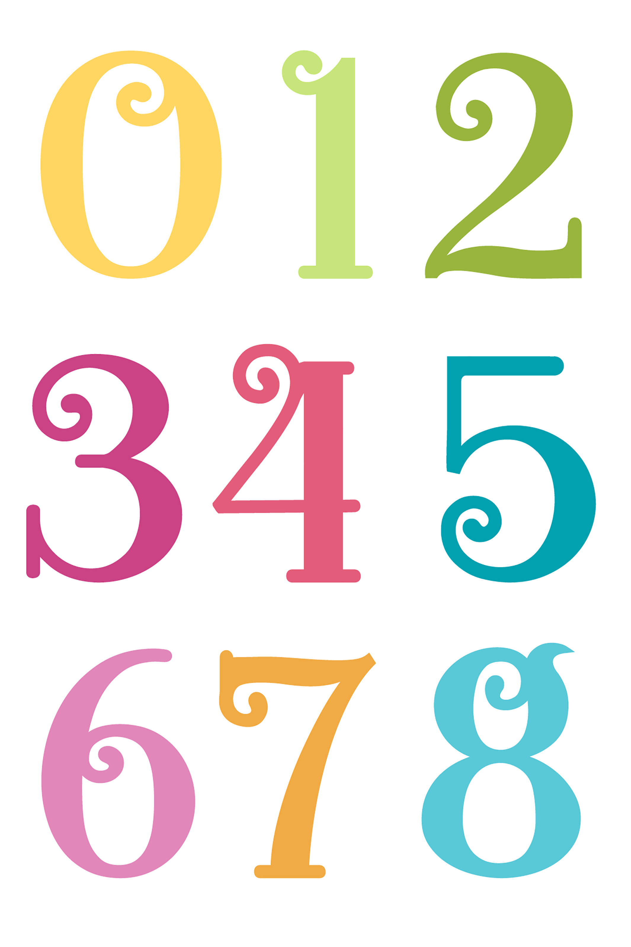 Kringle Numbers Jumbo 4x6 Stamps – LDRS Creative