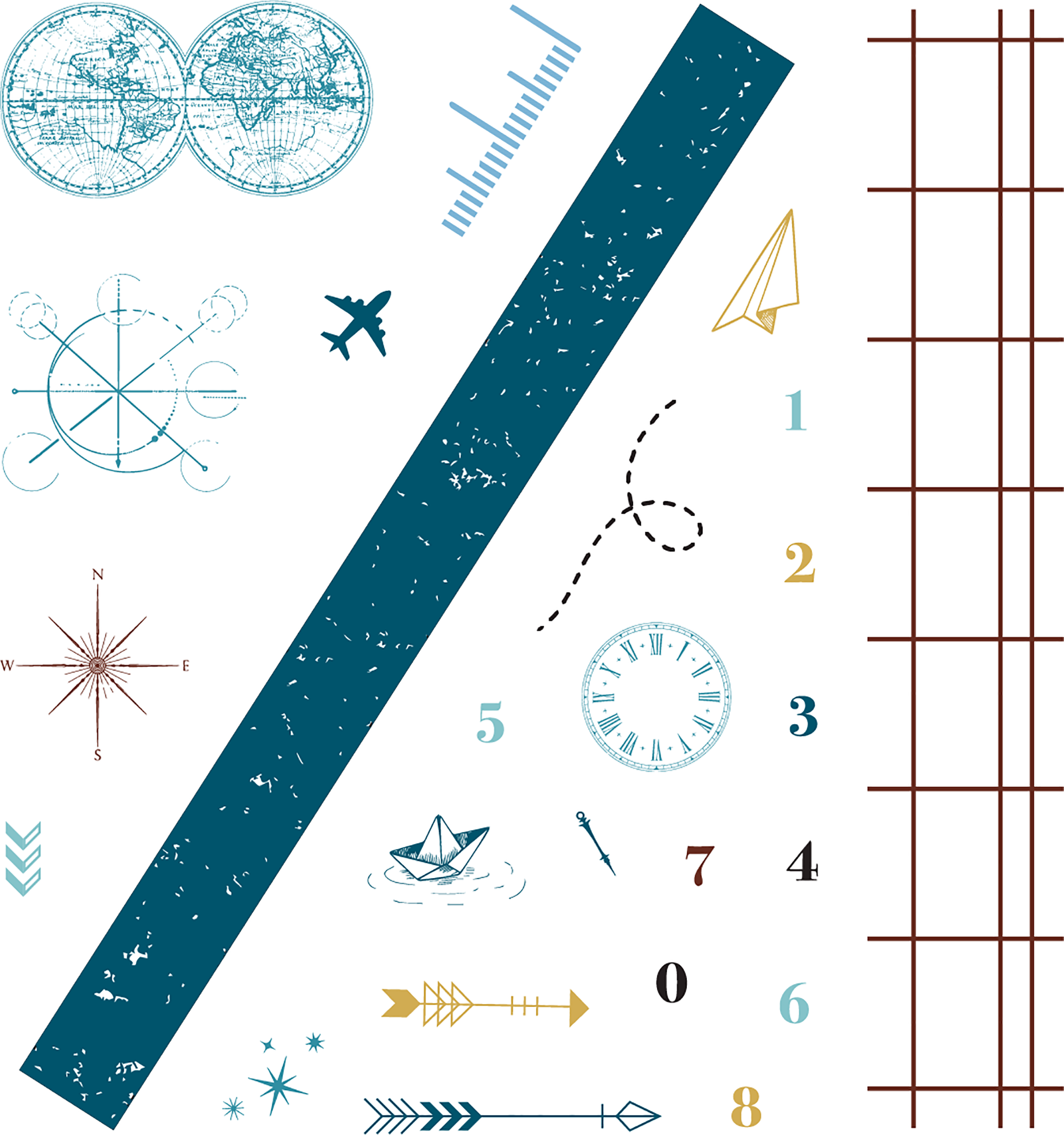 Tracks & Treads II 4x4 Stamps – LDRS Creative