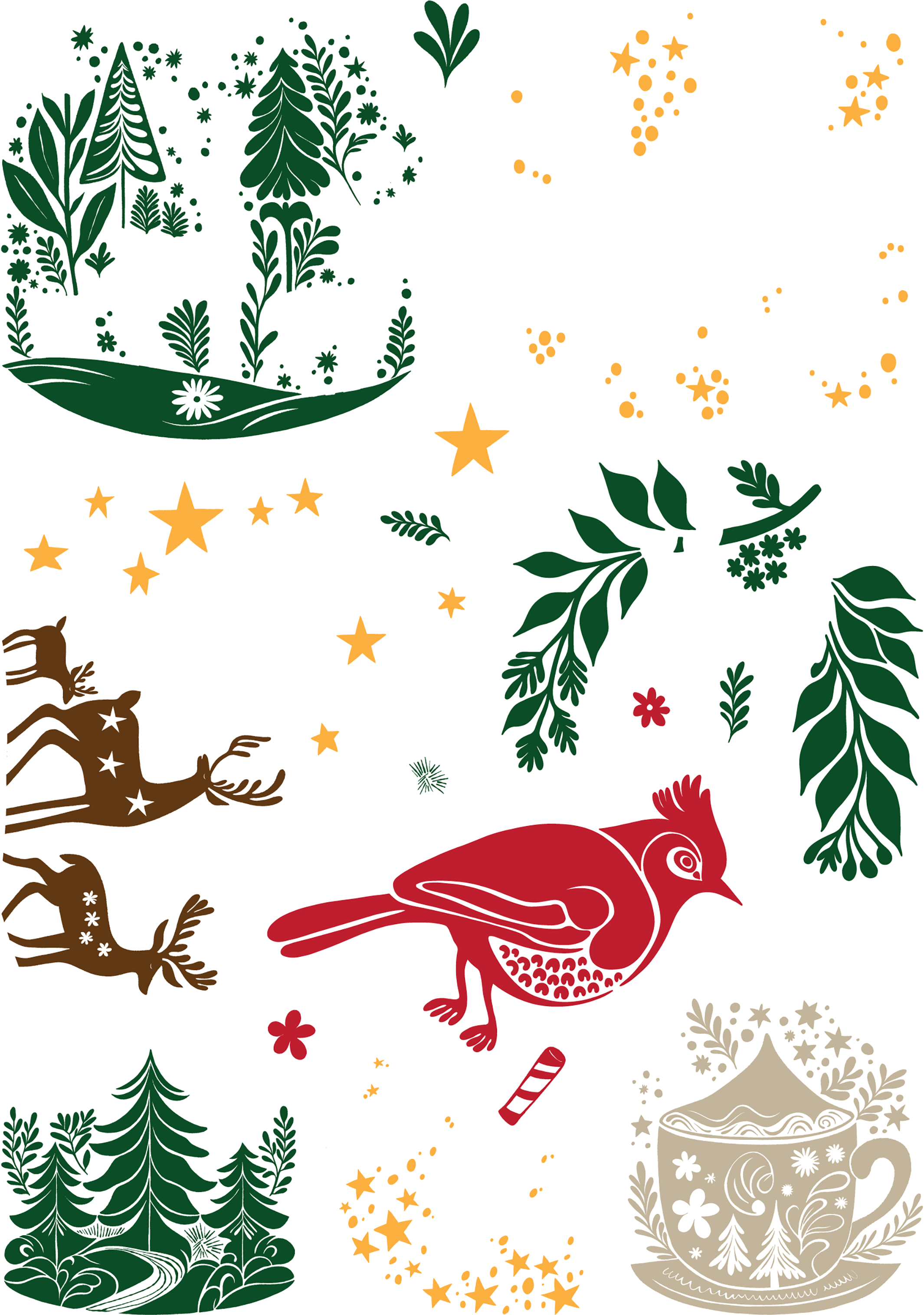 Cozy Days Inlay 6x8 Stamps – LDRS Creative