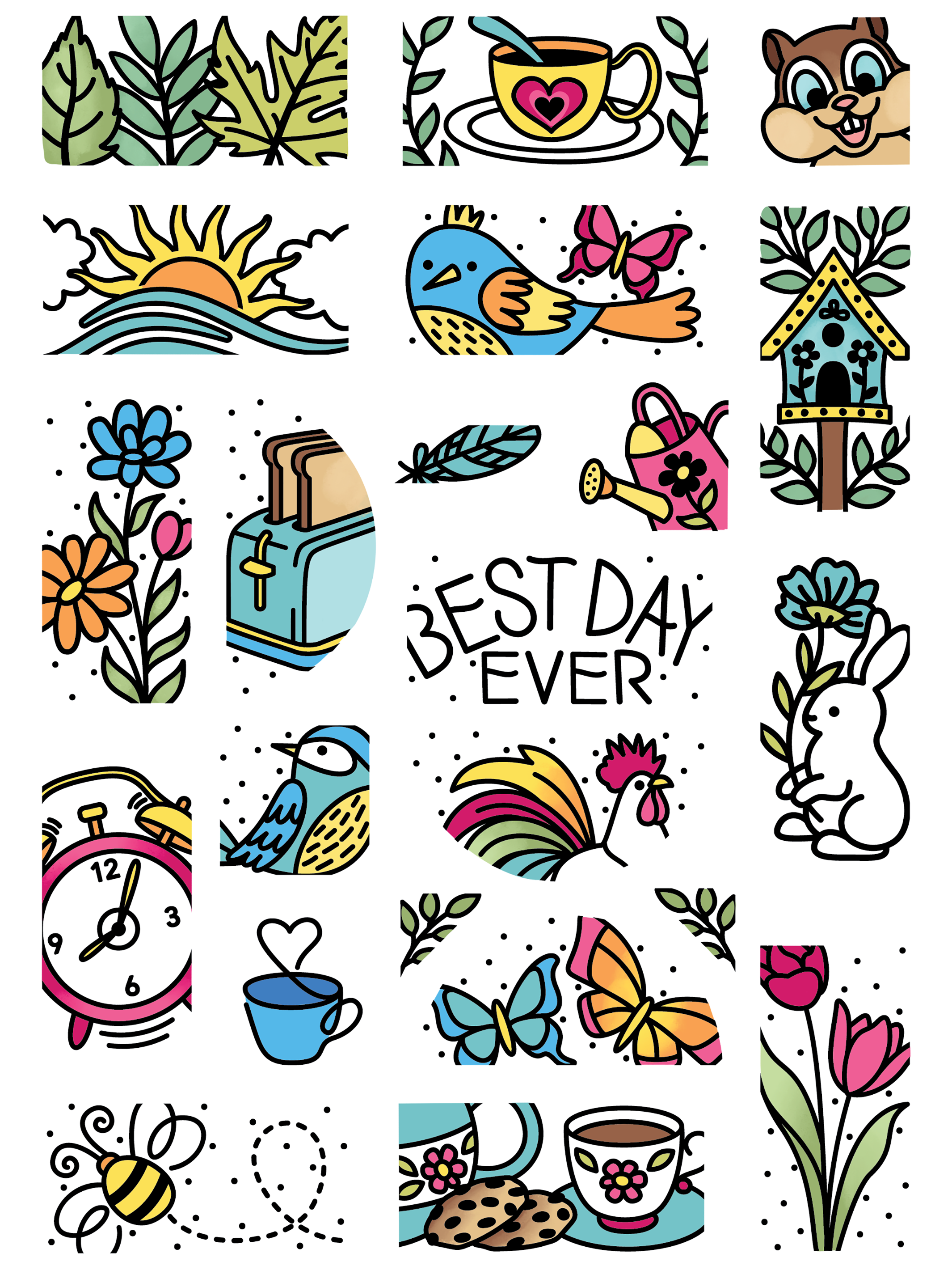 Daybreak Puzzle Scenes 6x8 Stamps – LDRS Creative