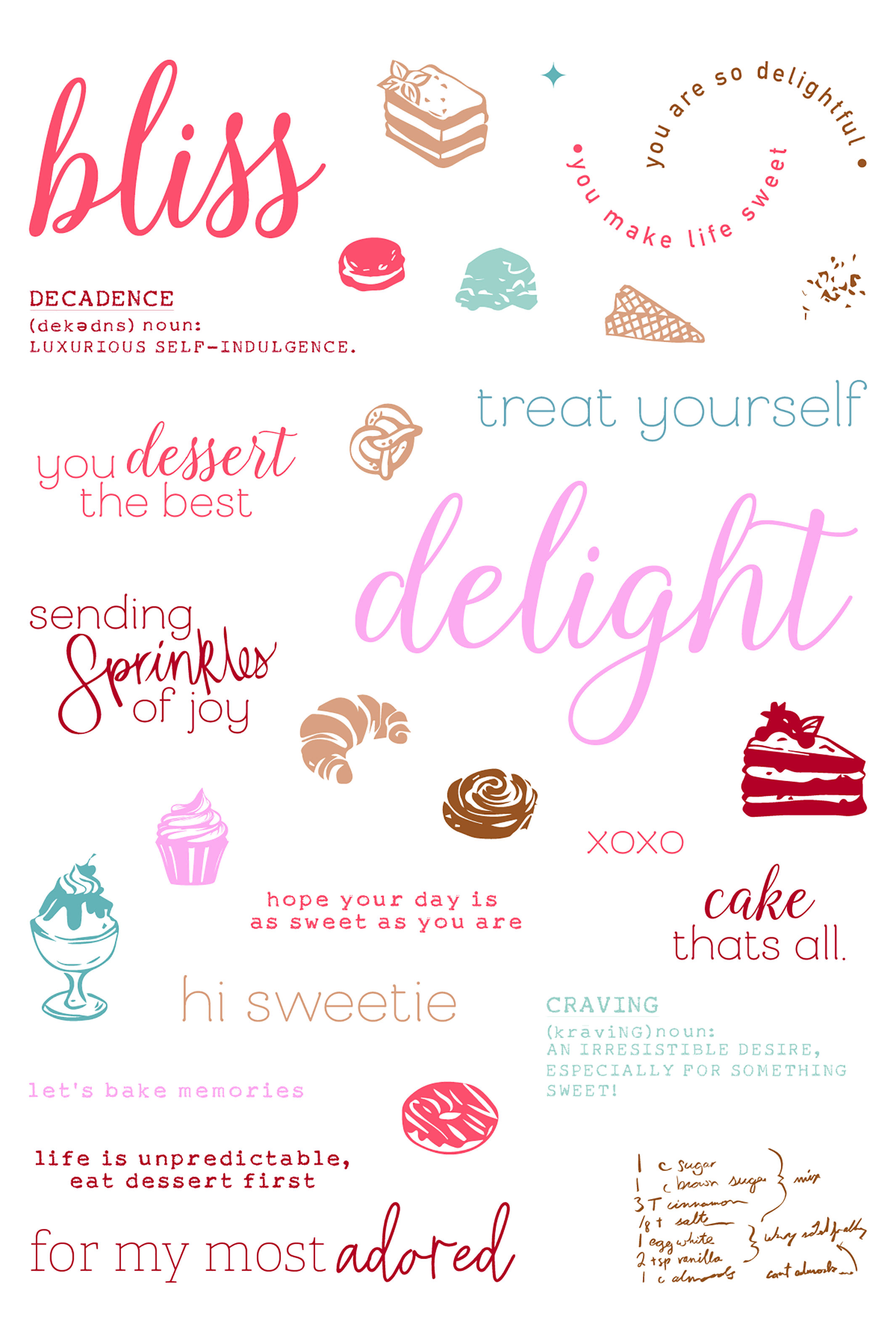 Sugar Rush Collage 4x6 Stamps – LDRS Creative