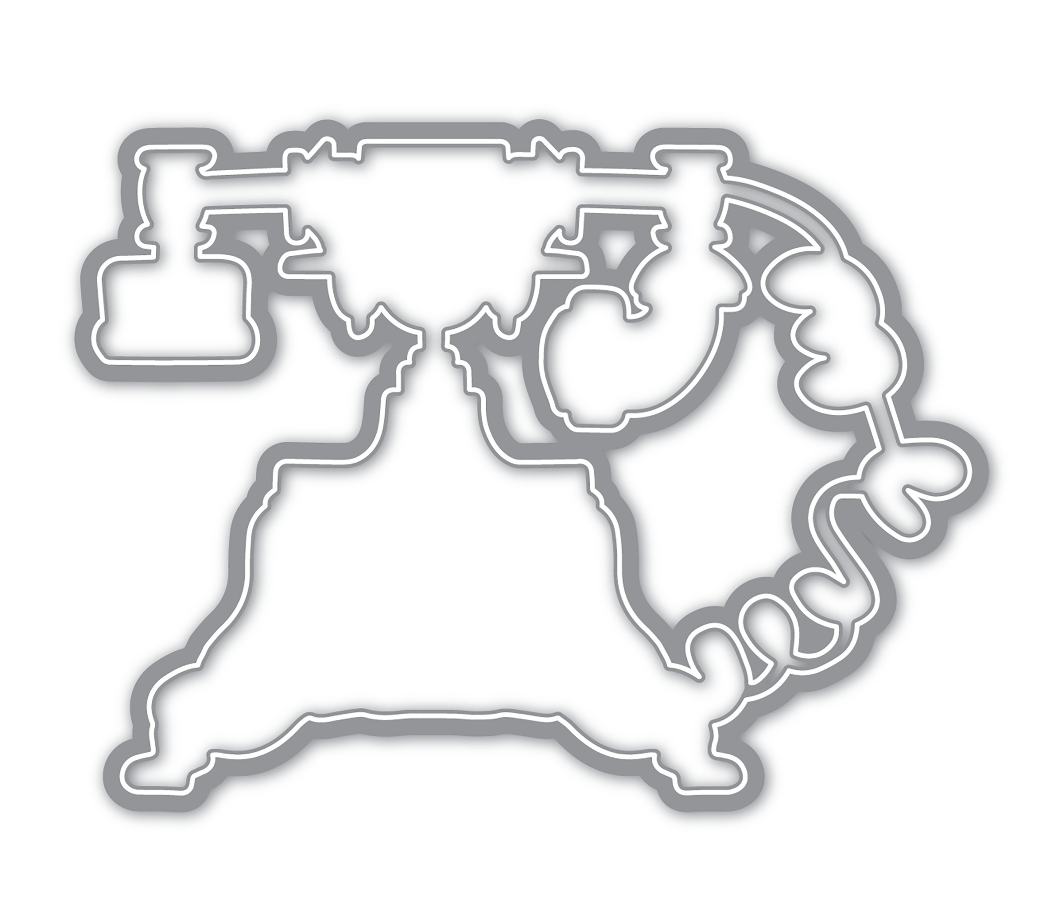 Victorian Phone Coordinating Die – LDRS Creative