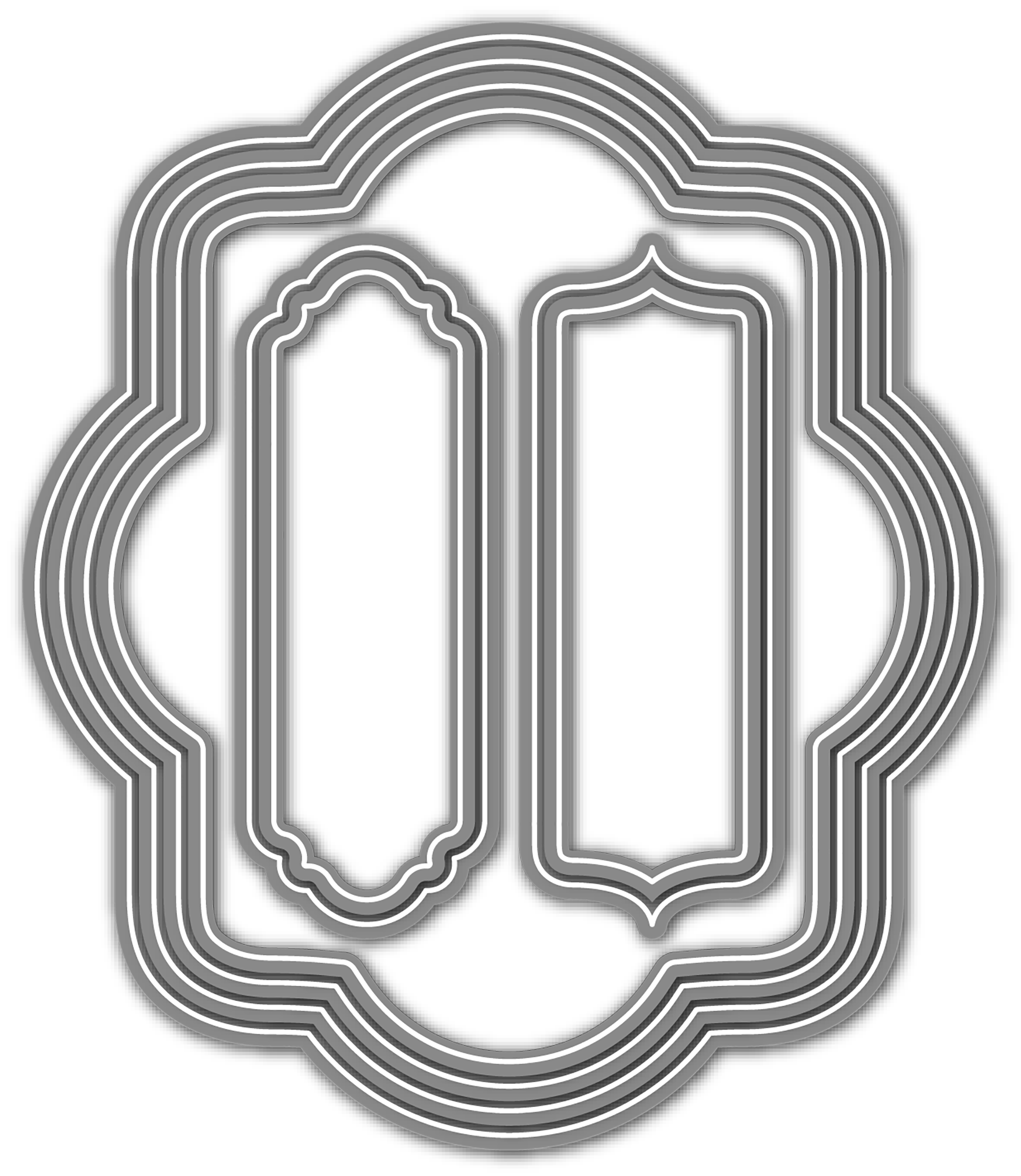 Rounded Rectangle Frame Dies – LDRS Creative