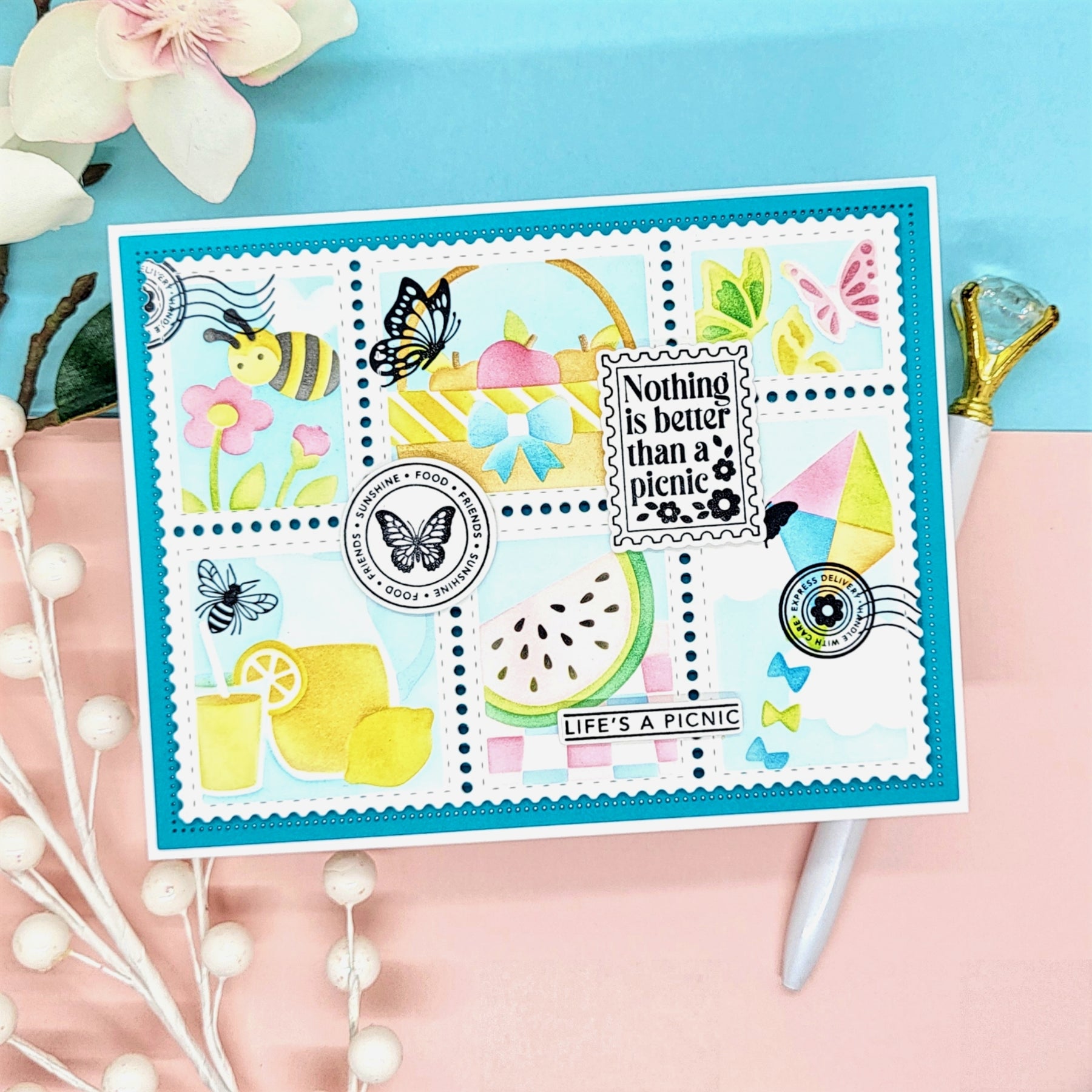 Postage Collage Dies – LDRS Creative
