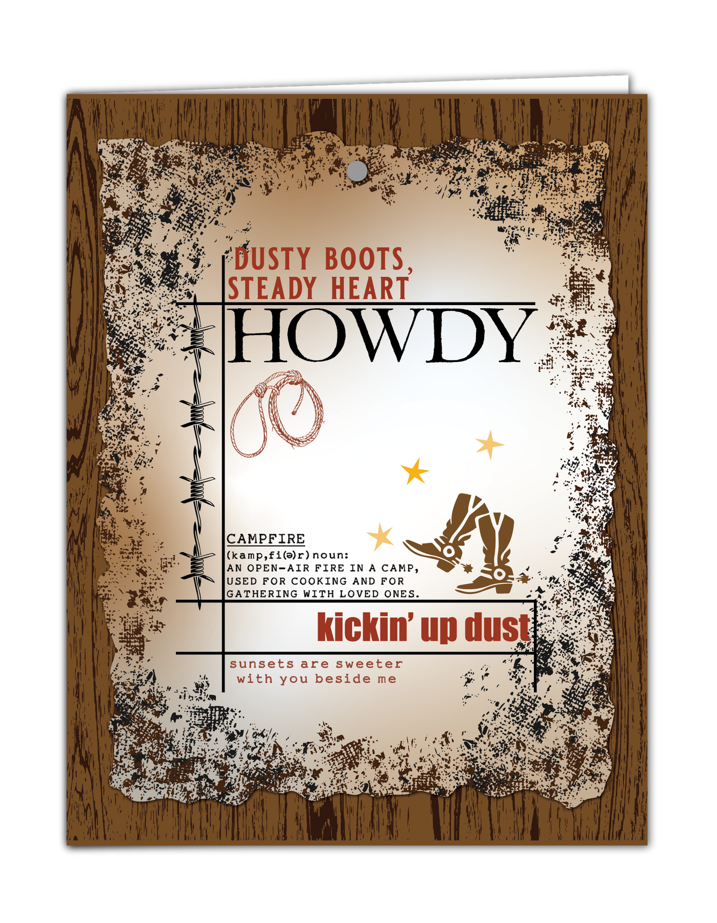 Wild West Collage 4x6 Stamps – LDRS Creative