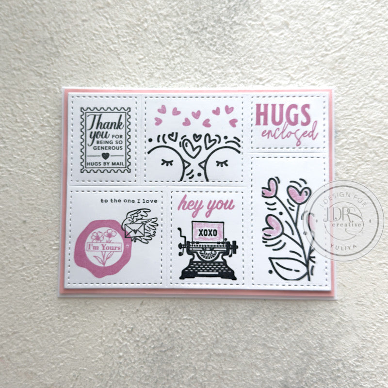 Nested Postage Collage Dies – LDRS Creative