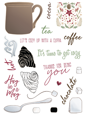 Cozy Cuppa 6x8 Stamps – LDRS Creative