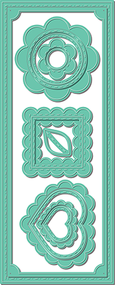 Slimline Corner Scallop Die Set – LDRS Creative