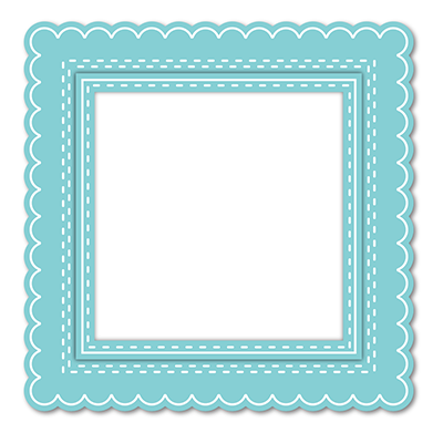 Double Stitched Scalloped Square Dies – LDRS Creative