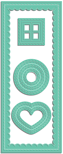 Slimline Scallop Die Set – LDRS Creative