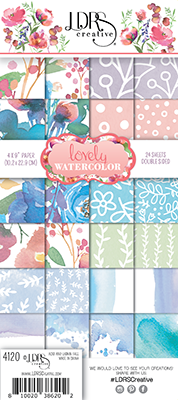 Lovely Watercolor 4x9 Paper Pack – LDRS Creative