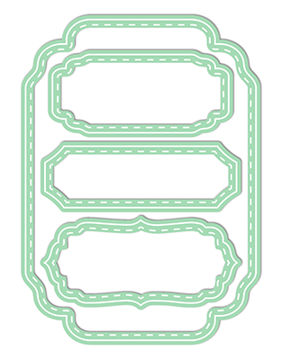 Stitched Decorative Label Dies – LDRS Creative